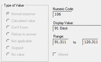 Time Span Variables